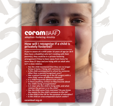 Private fostering | Frequently asked questions | CoramBAAF